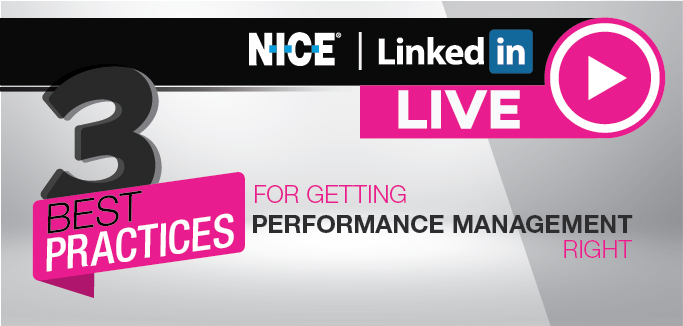 3 Performance Management Best Practices | NiCE