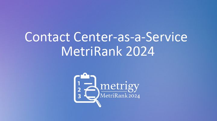 Metrigy Contact Center as a Service (CCaaS) MetriRank 2024 | NiCE